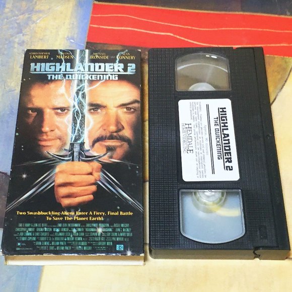 Media | Vhs Highlander 2 The Quickening 9s Scifi Movie Used Video Vhs ...